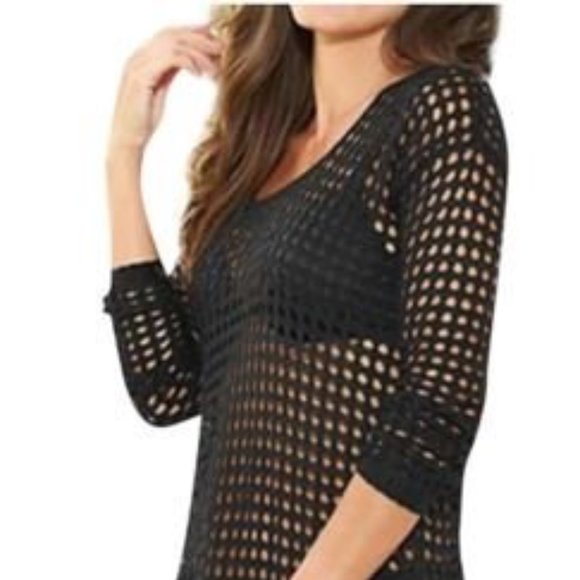 Swim | Women Beach Fishnet Crochet Beach Coverup | Poshmark